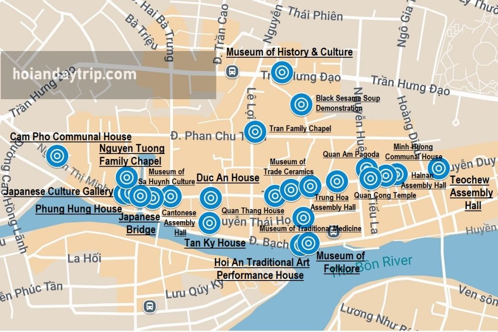 Hoi An Tourist Maps: +15 Maps for First Time Visitors